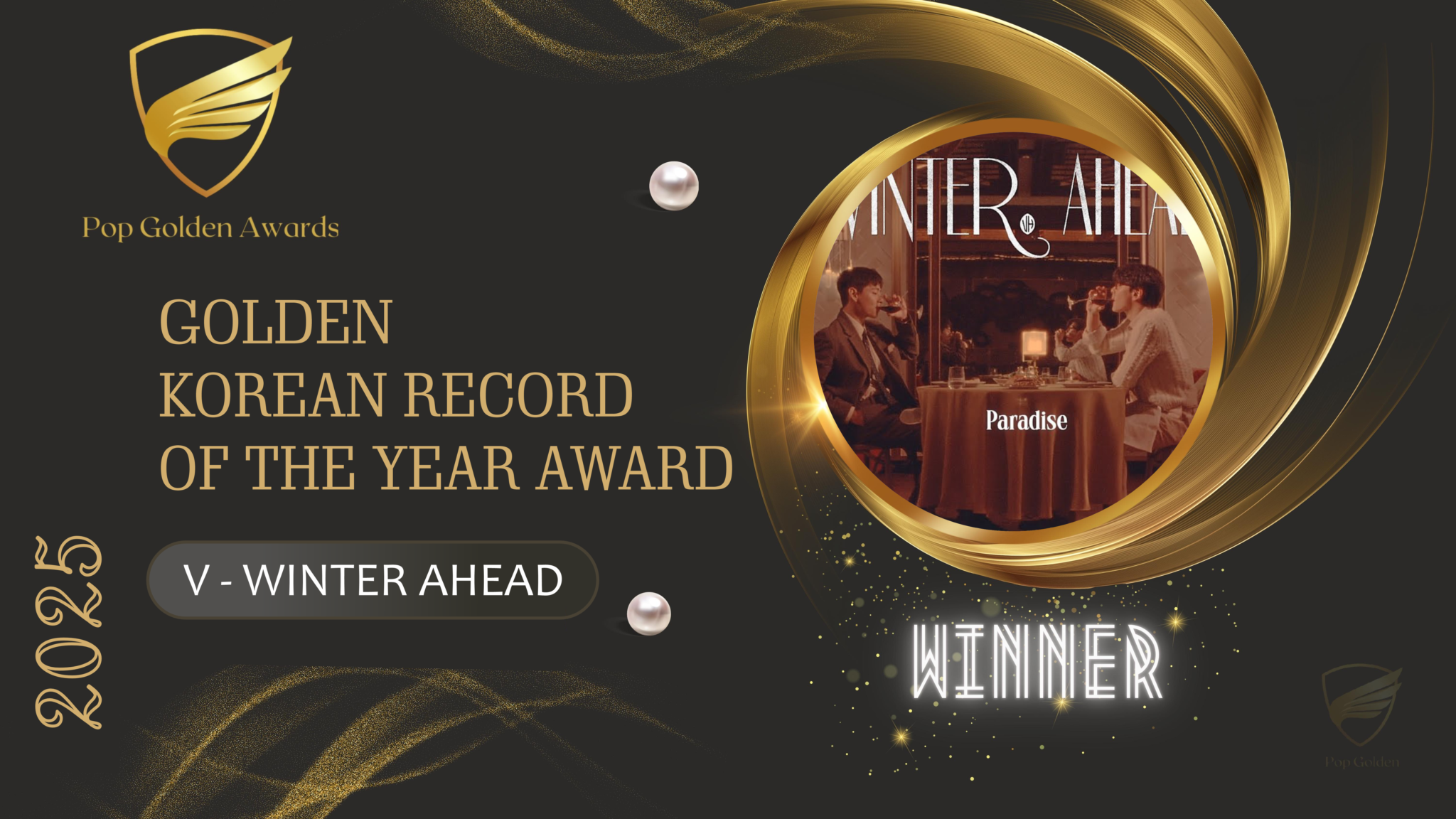 Golden Korean Record of the Year 2025 Winner: “Winter Ahead” — V - POP ...