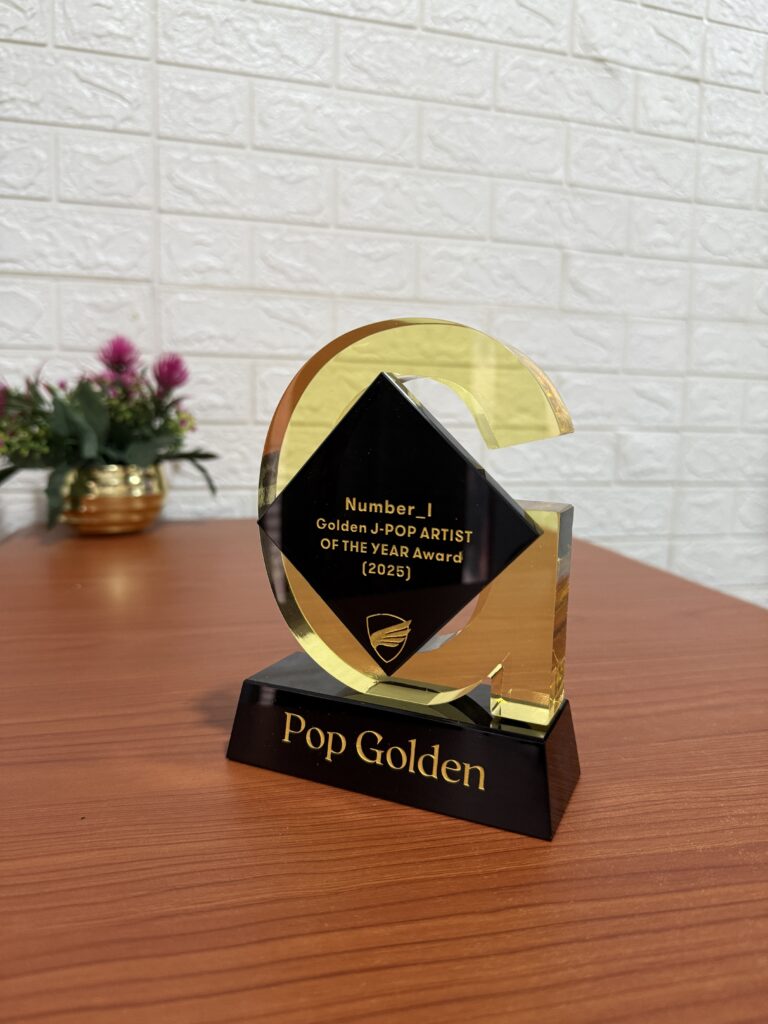Golden J-Pop Artist of the Year 2025 Winner: Number_i - POP GOLDEN MAGAZINE